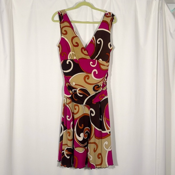 Heart Soul | Dresses | Vintage Heart Soul Y2k Swirl Print Mini Dress ...